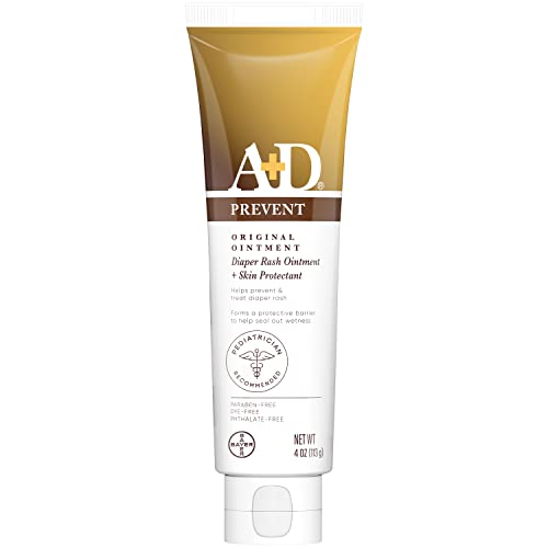 A+D Diaper Rash Ointment & Skin Protectant, Original 4 oz ( Pack of 3)