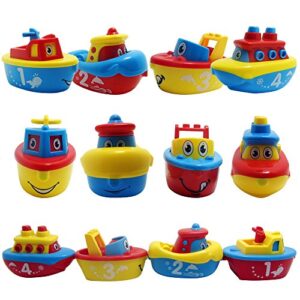 3 Bees & Me Bath Toys for Boys and Girls - Magnet Boat Set for Toddlers & Kids - Fun & Educational