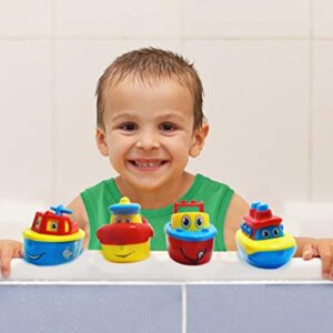 3 Bees & Me Bath Toys for Boys and Girls - Magnet Boat Set for Toddlers & Kids - Fun & Educational