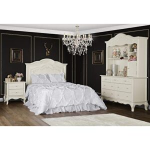 Evolur Aurora Bed Rail in Ivory Lace