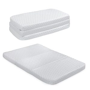 milliard tri-fold pack n' play mattress - plus free bonus carry case