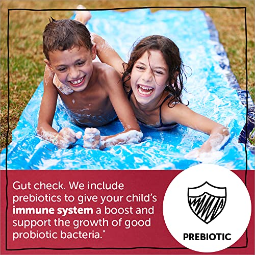 SmartyPants Kids Probiotic Immunity Gummies: Prebiotics & Probiotics for Immune Support & Digestive Comfort, Strawberry Crème Flavor, 60 Gummy Vitamins, 30 Day Supply, No Refrigeration Required