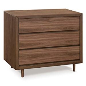 Ubabub Nifty 3-Drawer Assembled Dresser in Walnut