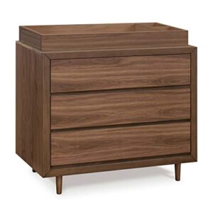 Ubabub Nifty 3-Drawer Assembled Dresser in Walnut