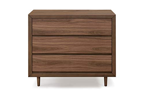 Ubabub Nifty 3-Drawer Assembled Dresser in Walnut