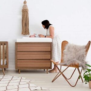 Ubabub Nifty 3-Drawer Assembled Dresser in Walnut