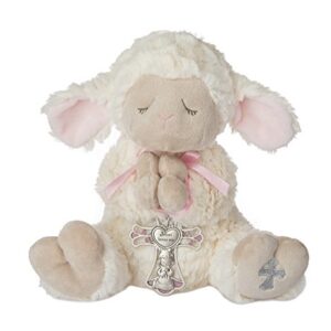 Ganz Serenity Lamb with Crib Cross Christening or Baptism Gift (Pink (Girl))