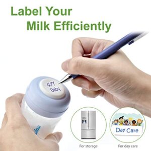 Maymom Wide-Mouth Milk Storage Collection Bottle with SureSeal Sealing Disk; Compatible with Spectra/Motif Luna/Ameda MYA/Bellababy Pumps. Can Replace Spectra S1 S2 Bottles, 6 pc (4.7Oz/140mL, 6pc)