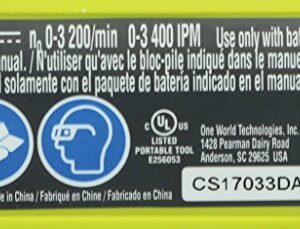 Ryobi P237 18V One+ Lithium Ion Cordless Multi Speed 1-1/4 Inch Keyless Chuck Impact Driver w/ Belt Clip and LED (Battery Not Included / Power Tool Only)