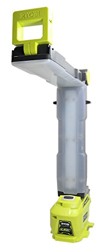 Ryobi P727 One+ 18 Volt 950 Lumen 270 Degree Rotating LED Work Light with Integrated Mounting Hooks (Battery Not Included, Light Only)