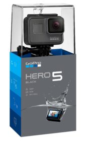 gopro hero5 black — waterproof digital action camera for travel with touch screen 4k hd video 12mp photos