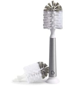 munchkin® shine™ stainless steel bottle brush and refill brush head