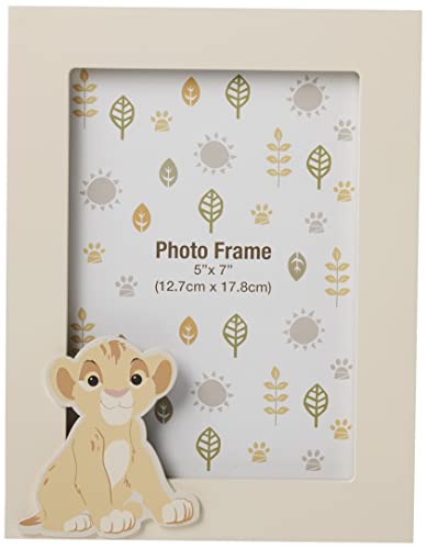 Disney Lion King Picture Frame with Character , 5x7 Inch (Pack of 1)