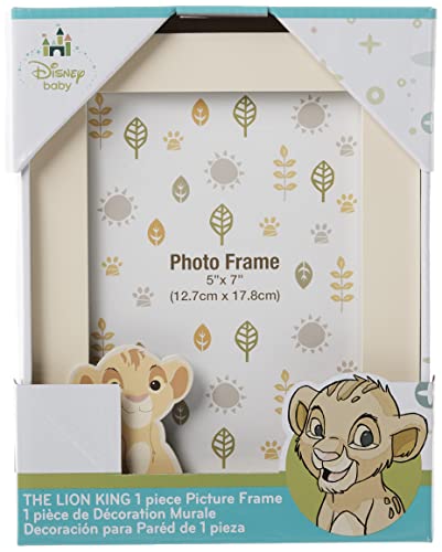 Disney Lion King Picture Frame with Character , 5x7 Inch (Pack of 1)