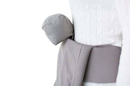 LÍLLÉbaby Ergonomic Washable Infant Pillow for Baby Carrier, Grey