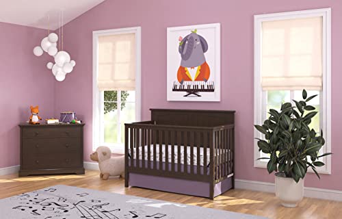 Child Craft Sheldon 4-in-1 Convertible Crib, Slate