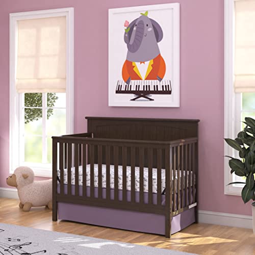 Child Craft Sheldon 4-in-1 Convertible Crib, Slate