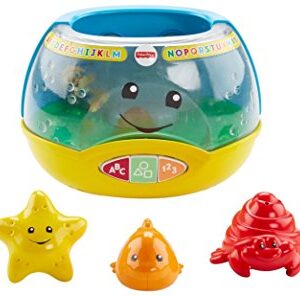 Fisher-Price Laugh & Learn Baby & Toddler Toy Magical Lights Fishbowl With Smart Stages Learning Content For Ages 6+ Months