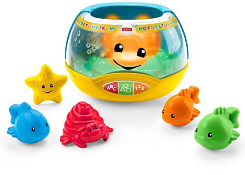 Fisher-Price Laugh & Learn Baby & Toddler Toy Magical Lights Fishbowl With Smart Stages Learning Content For Ages 6+ Months