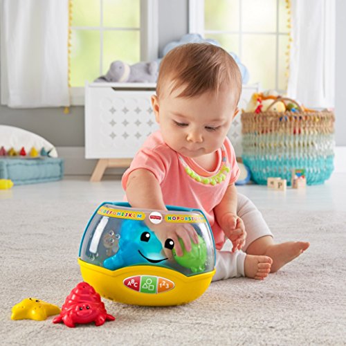 Fisher-Price Laugh & Learn Baby & Toddler Toy Magical Lights Fishbowl With Smart Stages Learning Content For Ages 6+ Months