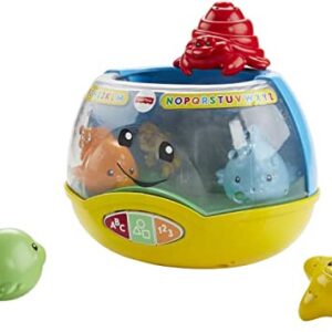 Fisher-Price Laugh & Learn Baby & Toddler Toy Magical Lights Fishbowl With Smart Stages Learning Content For Ages 6+ Months