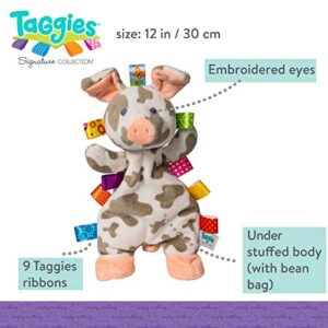 Taggies Patches Pig Lovey Soft Toy , 12 Inch (Pack of 1)