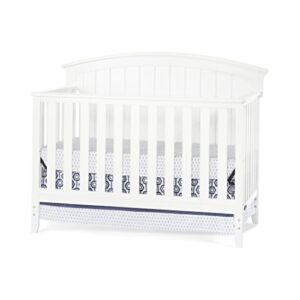 child craft delaney 4-in-1 convertible crib, matte white