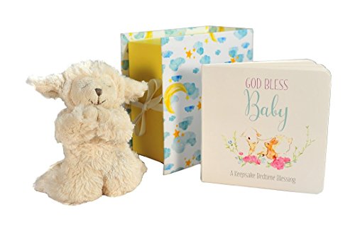 Tickle & Main Baby Praying Musical Lamb and Prayer Book Gift Set in Keepsake Box, Baptism Gifts for Girls & Boys