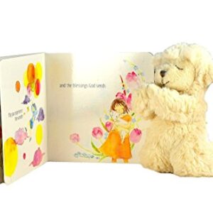 Tickle & Main Baby Praying Musical Lamb and Prayer Book Gift Set in Keepsake Box, Baptism Gifts for Girls & Boys