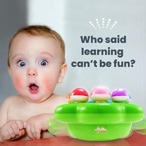 BEST LEARNING Mushroom Garden - Interactive Educational Light-Up Toddler Toys for 1 to 3 Years Old Infants & Toddlers - Colors, Numbers, Games & Music for Kids - Ideal Baby Toddler Toy Gifts