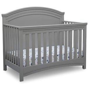 simmons kids slumbertime emma convertible crib n more, grey