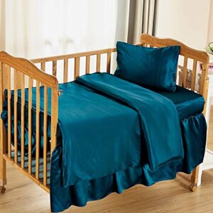 LilySilk 3101-11-30x40 100% Silk Pillowcase for Travel Pillows, 12 x 16, Dark Teal