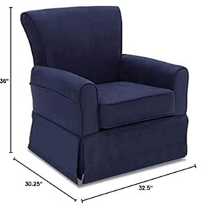 Delta Children Benbridge Glider Swivel Rocker Chair, Navy