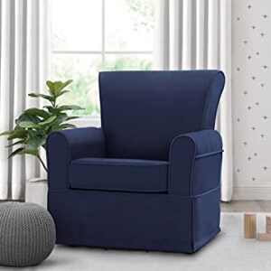 Delta Children Benbridge Glider Swivel Rocker Chair, Navy