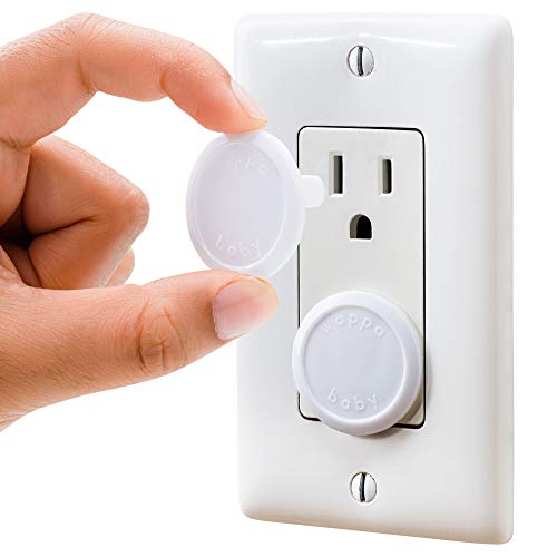 Outlet Covers Baby Proofing (50 Pack) Safe & Secure Electric Plug Protectors | Sturdy Childproof Socket Covers for Home & Office | Easy Installation | Protect Toddlers & Babies | White