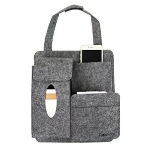 Car Organizer Car Storage Pockets Van Tidy Car Seat Back Organizer Hanging Bag Felt Storage Pocket Pouch Bin Stroller Bag Home Dorm Bedside Caddy Tissue Box Case Car Tidy Holder Multi-Pocket