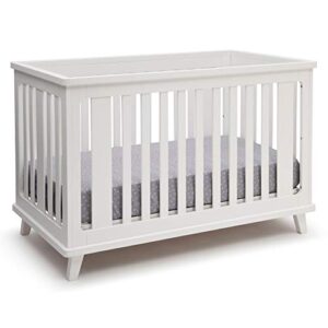 delta children ava 3-in-1 convertible baby crib - greenguard gold certified, white