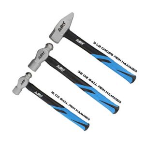 ABN 5 Piece Hammer Set - Forging Hammer Tool Set, Metal Working Tools and Equipment Pein and Sledge Hammer Tools