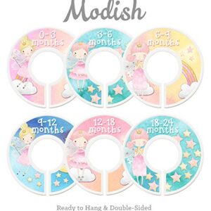 Modish Labels Baby Clothes Size Dividers, Baby Closet Organizers, Size Dividers, Baby Closet Organizers, Closet Dividers, Clothes Organizer, Nursery, Girl, Boho, Fairy, Princess, Fairies (Baby)