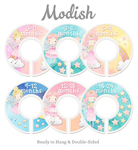 Modish Labels Baby Clothes Size Dividers, Baby Closet Organizers, Size Dividers, Baby Closet Organizers, Closet Dividers, Clothes Organizer, Nursery, Girl, Boho, Fairy, Princess, Fairies (Baby)