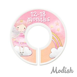 Modish Labels Baby Clothes Size Dividers, Baby Closet Organizers, Size Dividers, Baby Closet Organizers, Closet Dividers, Clothes Organizer, Nursery, Girl, Boho, Fairy, Princess, Fairies (Baby)