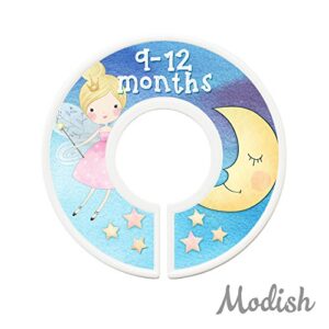 Modish Labels Baby Clothes Size Dividers, Baby Closet Organizers, Size Dividers, Baby Closet Organizers, Closet Dividers, Clothes Organizer, Nursery, Girl, Boho, Fairy, Princess, Fairies (Baby)