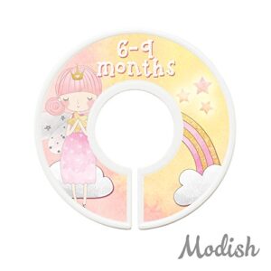 Modish Labels Baby Clothes Size Dividers, Baby Closet Organizers, Size Dividers, Baby Closet Organizers, Closet Dividers, Clothes Organizer, Nursery, Girl, Boho, Fairy, Princess, Fairies (Baby)