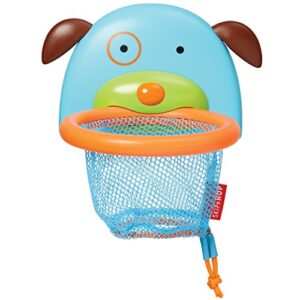 skip hop baby bath toy, zoo bathtime basketball, dog