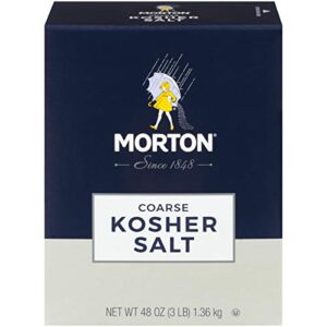 morton coarse kosher salt, 3 lbs. (pack of 2)