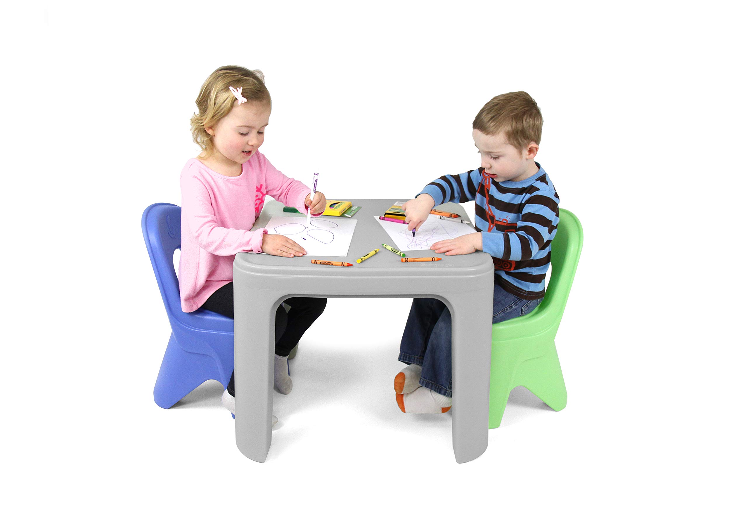 Simplay3 216080 Play Around Table and Chairs, Multi