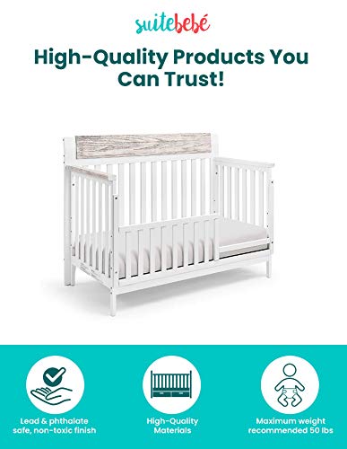 Suite Bebe Hayes Toddler Guard Rail, White