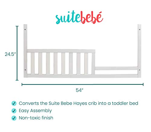 Suite Bebe Hayes Toddler Guard Rail, White