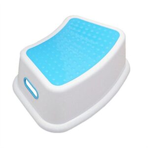 lankuo step stool, take it along in bedroom, kitchen, bathroom and living room. great for potty training! (blue)