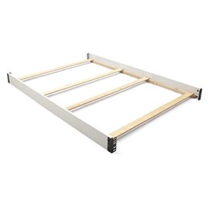 delta children canton full-size wood bed rails #0020, bianca white